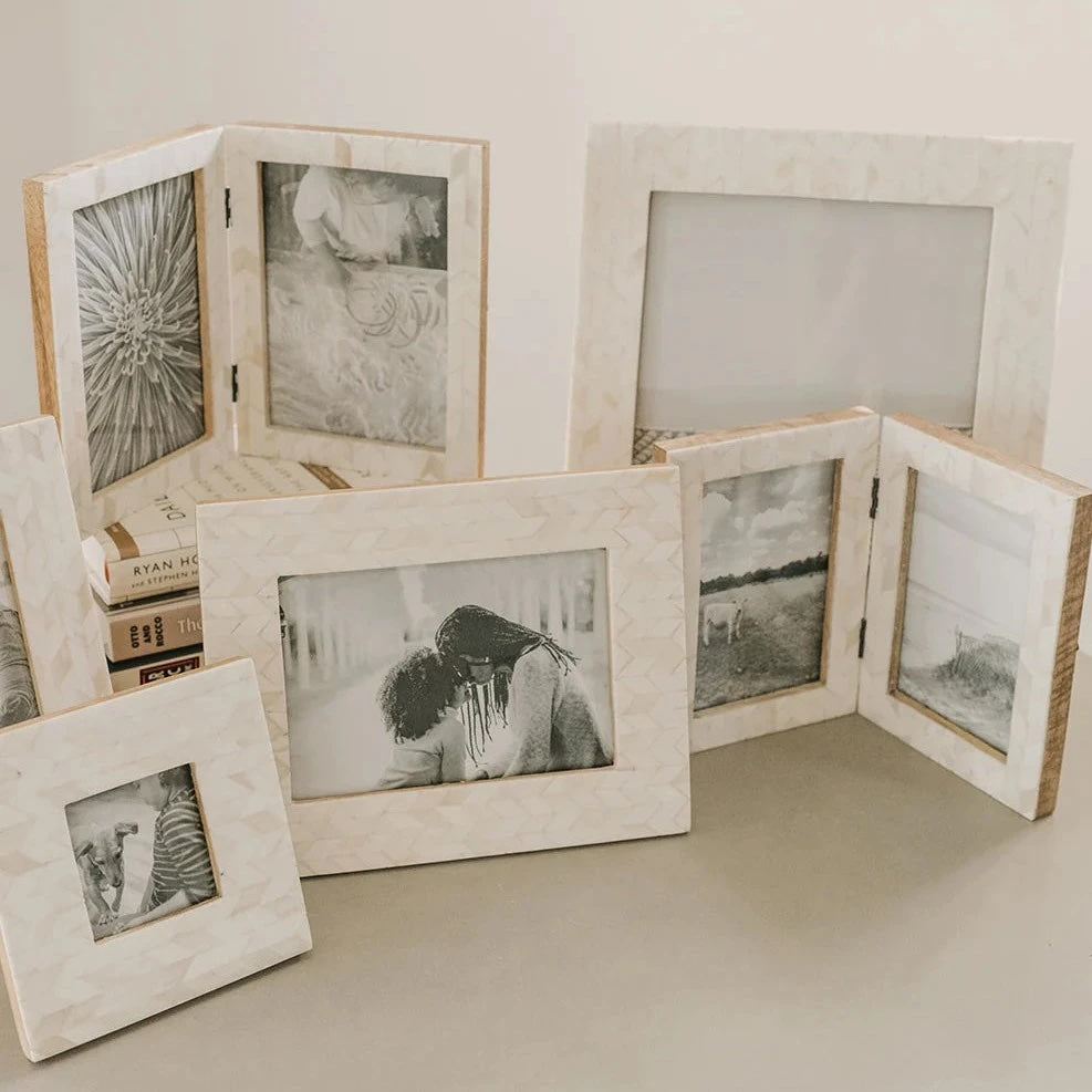 5"x 7" Artemis Double Picture Frame – Gum Tree