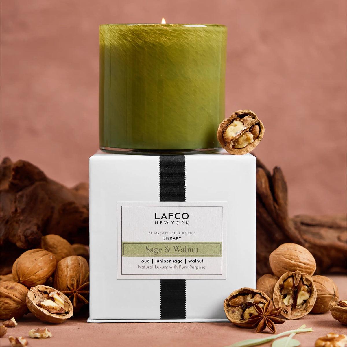 Sage and Walnut Signature Candle - Library – Gum Tree